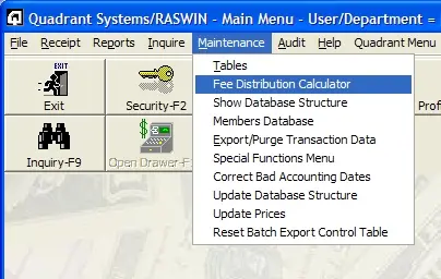 Quadrant Systems RASWIN - Section 11 - Automatic Transactions