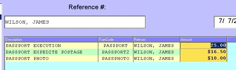 Quadrant Systems RASWIN - Section 5 - Receipt Processing